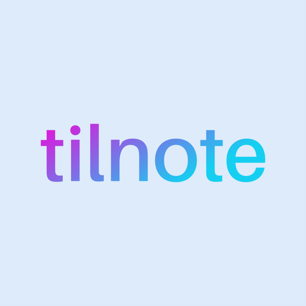 틸노트 사용법 - 정의하고 편집하기 - TILNOTE