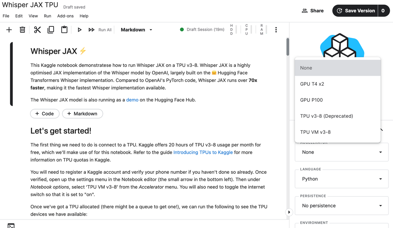 가장 빠른 음성 transcription AI - Whisper JAX - TILNOTE