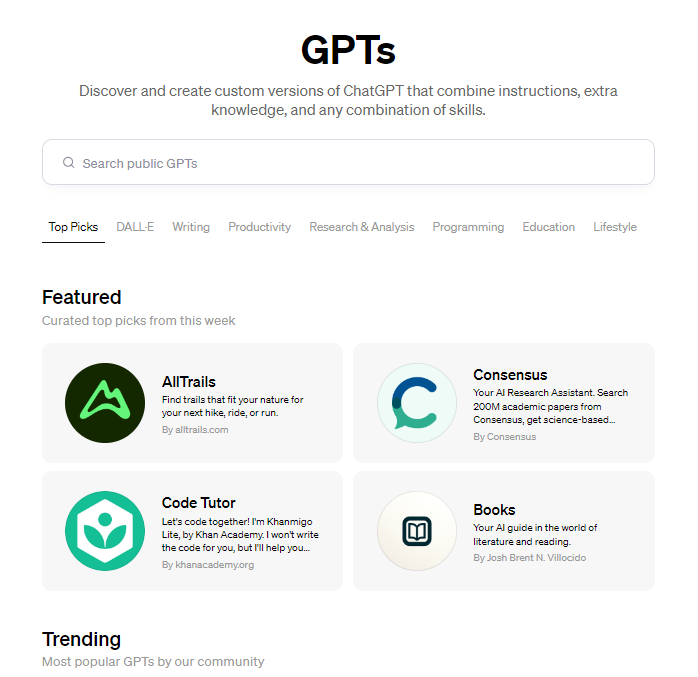 한국 GPTs 1K 이상 👑명예의 전당 👑(02/08 update) - TILNOTE