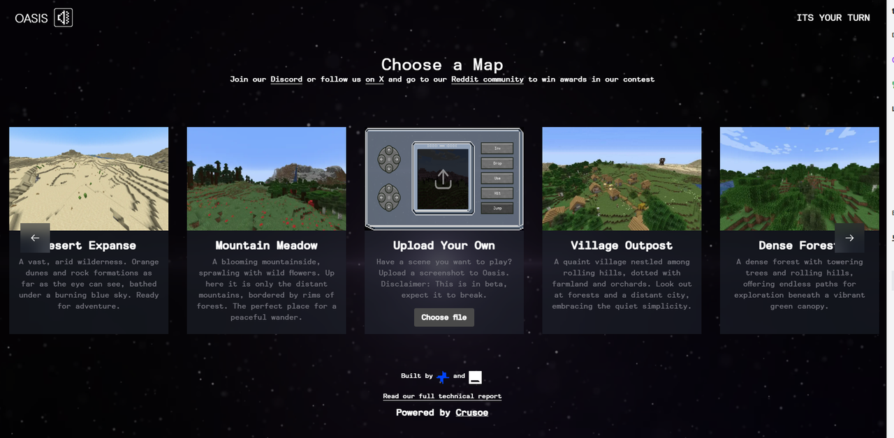 AI 게임 오아시스 (Oasis) - AI가 게임을 실시간으로 생성한다! - TILNOTE