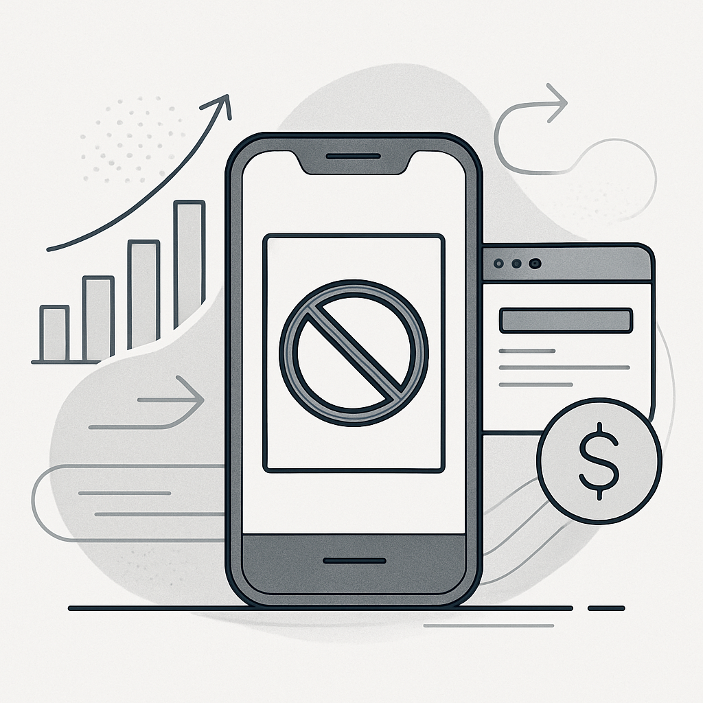 2025년 티스토리 모바일 전면 광고 금지: 정책 변화와 수익 대안 가이드 - TILNOTE