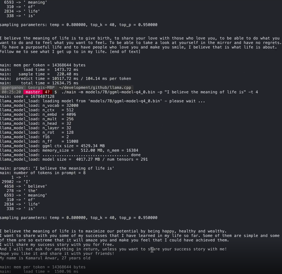 LLaMa를 활용해서 자신의 컴퓨터에 GPT를 돌리고 있는 사람들 - TILNOTE
