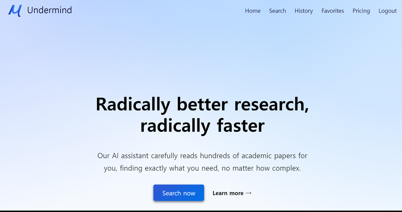 Undermind AI - TILNOTE