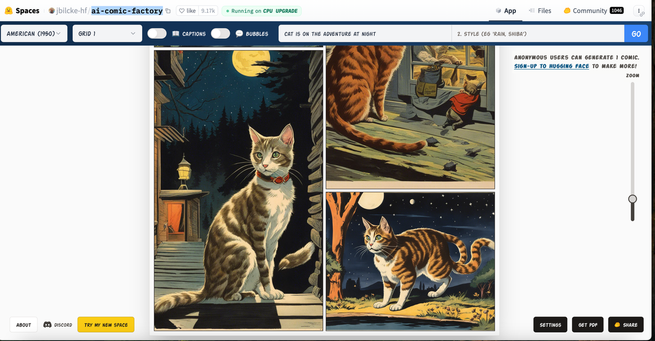 AI 만화 제작할 수 있는 ai comic factory - TILNOTE