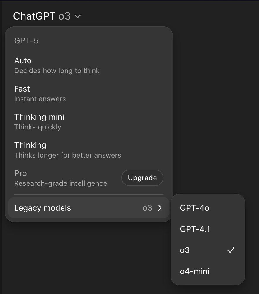 ChatGPT 최신 업데이트: GPT-5, 모델 선택, 사용자 경험까지 총정리 - TILNOTE